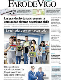 Portada Faro de Vigo - Sábado,27 de Septiembre de 2025