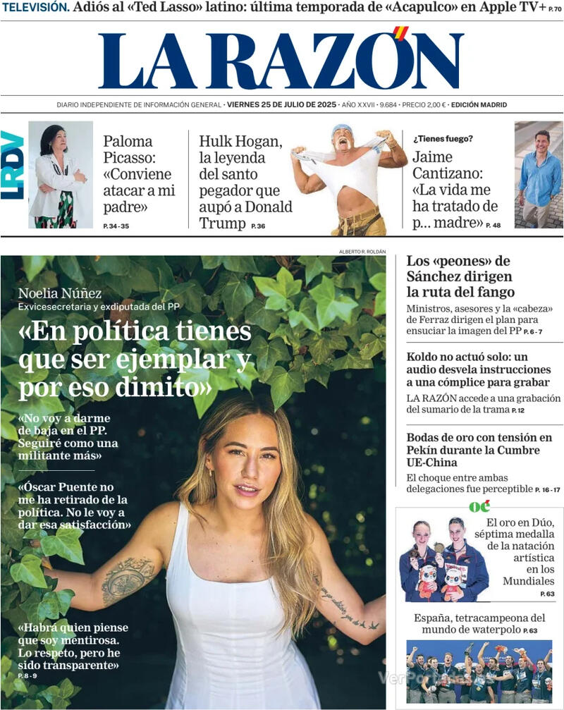 Portada La Razón