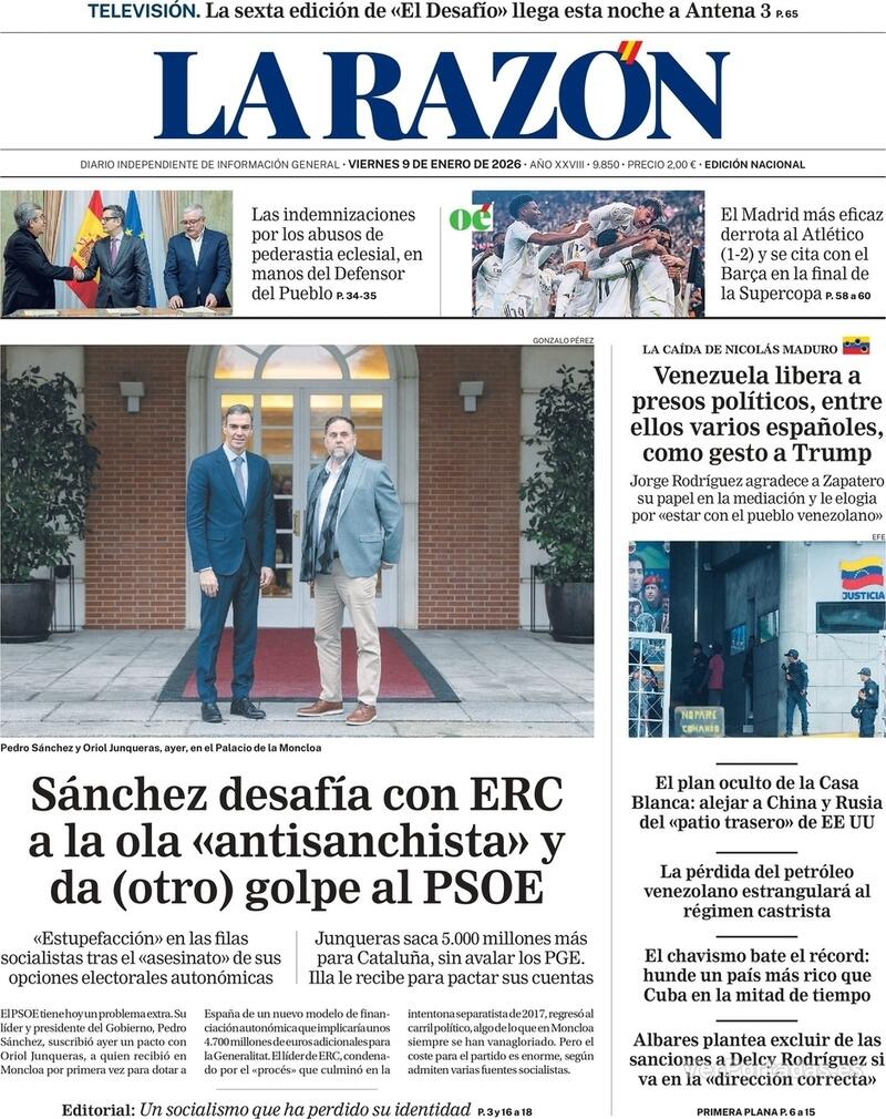 Portada La Razón