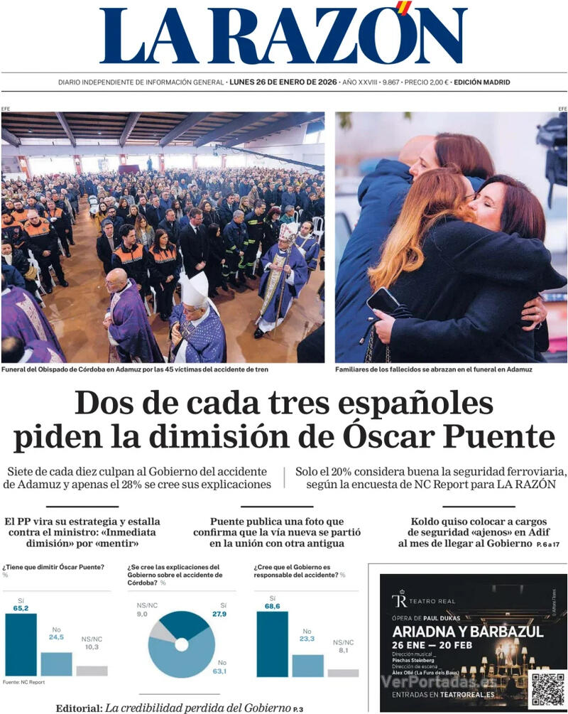Portada La Razón