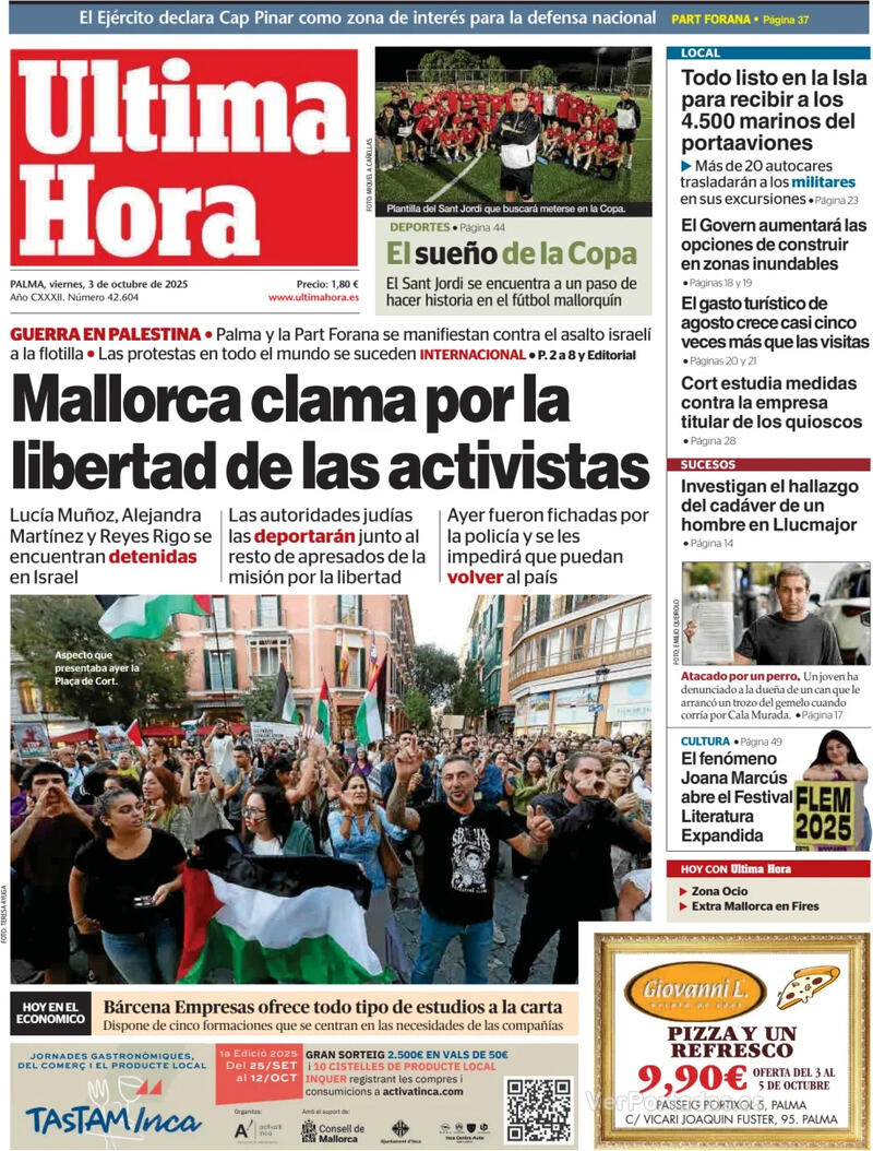 Portada Última Hora